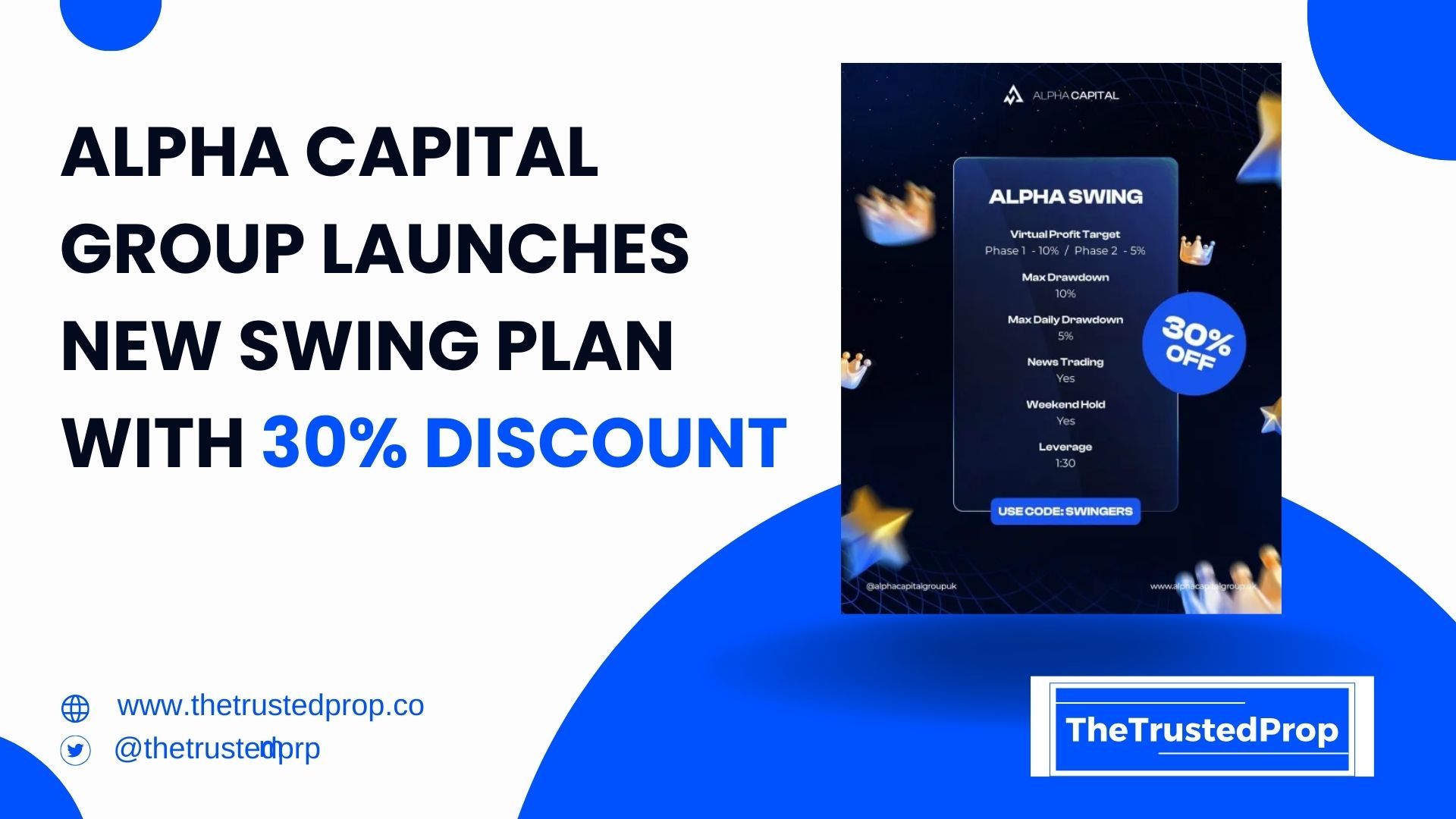 Alpha Capital Group Launches New Swing Plan with 30% Discount | The ...