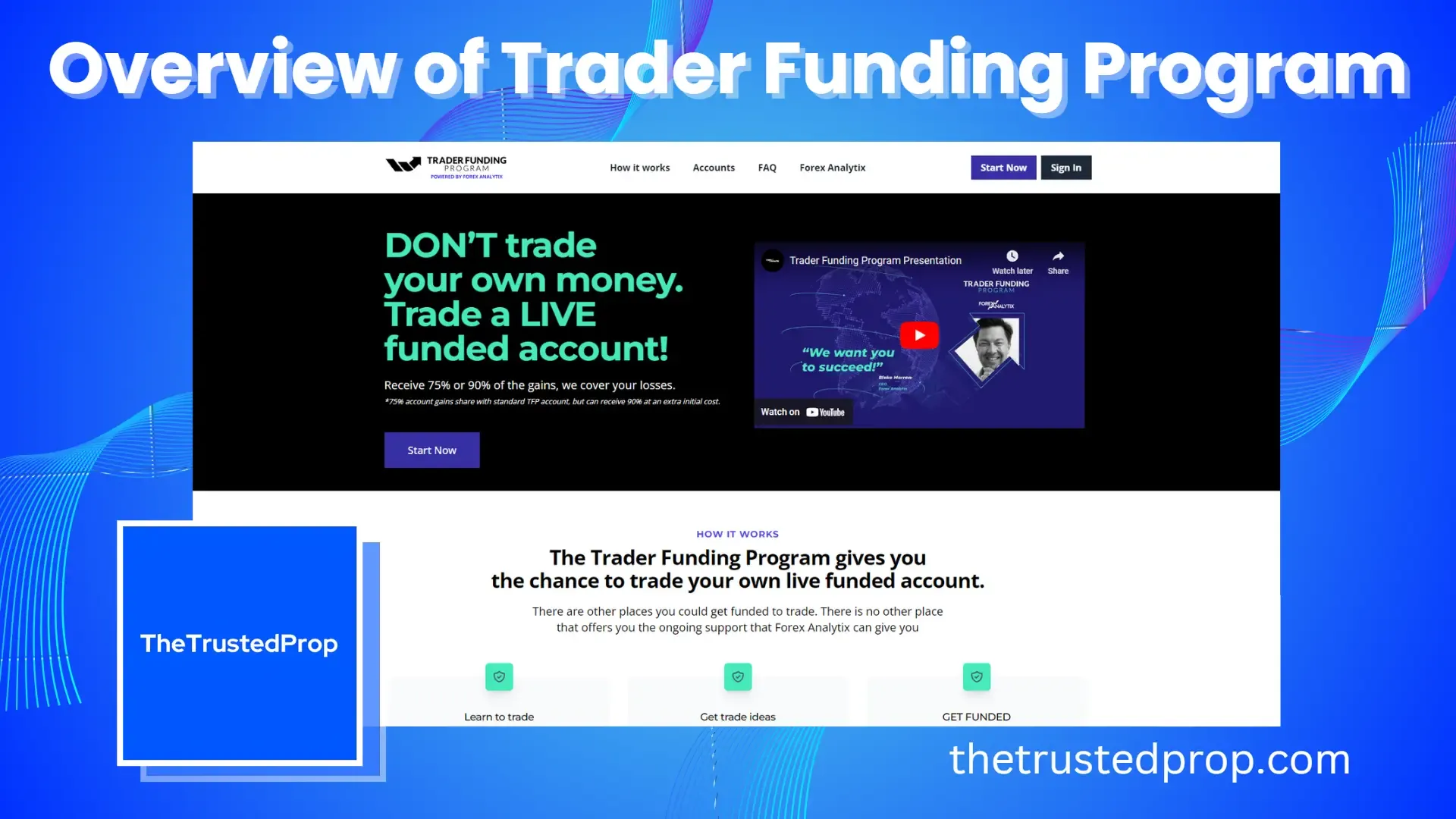 Overview of Trader Funding Program Forex Prop Firm | The Trusted Prop