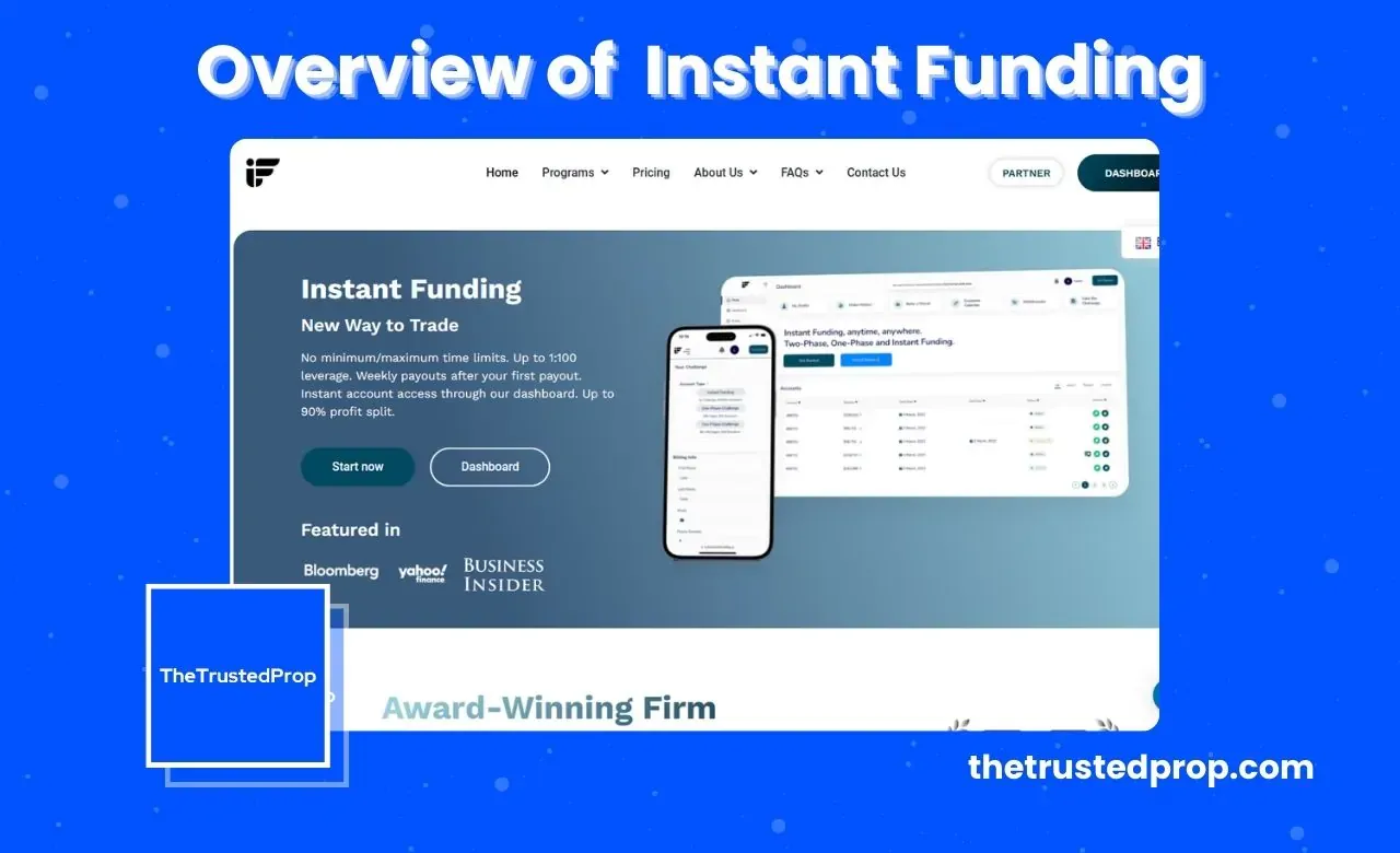 Overview of Instant Funding Forex Prop Firm | The Trusted Prop